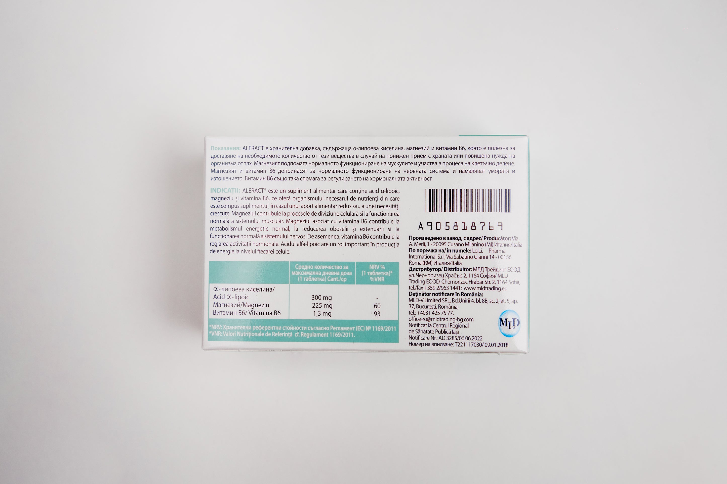 ALERACT, 30 Comprimate, Lo. Li. Pharma – Mldpharma
