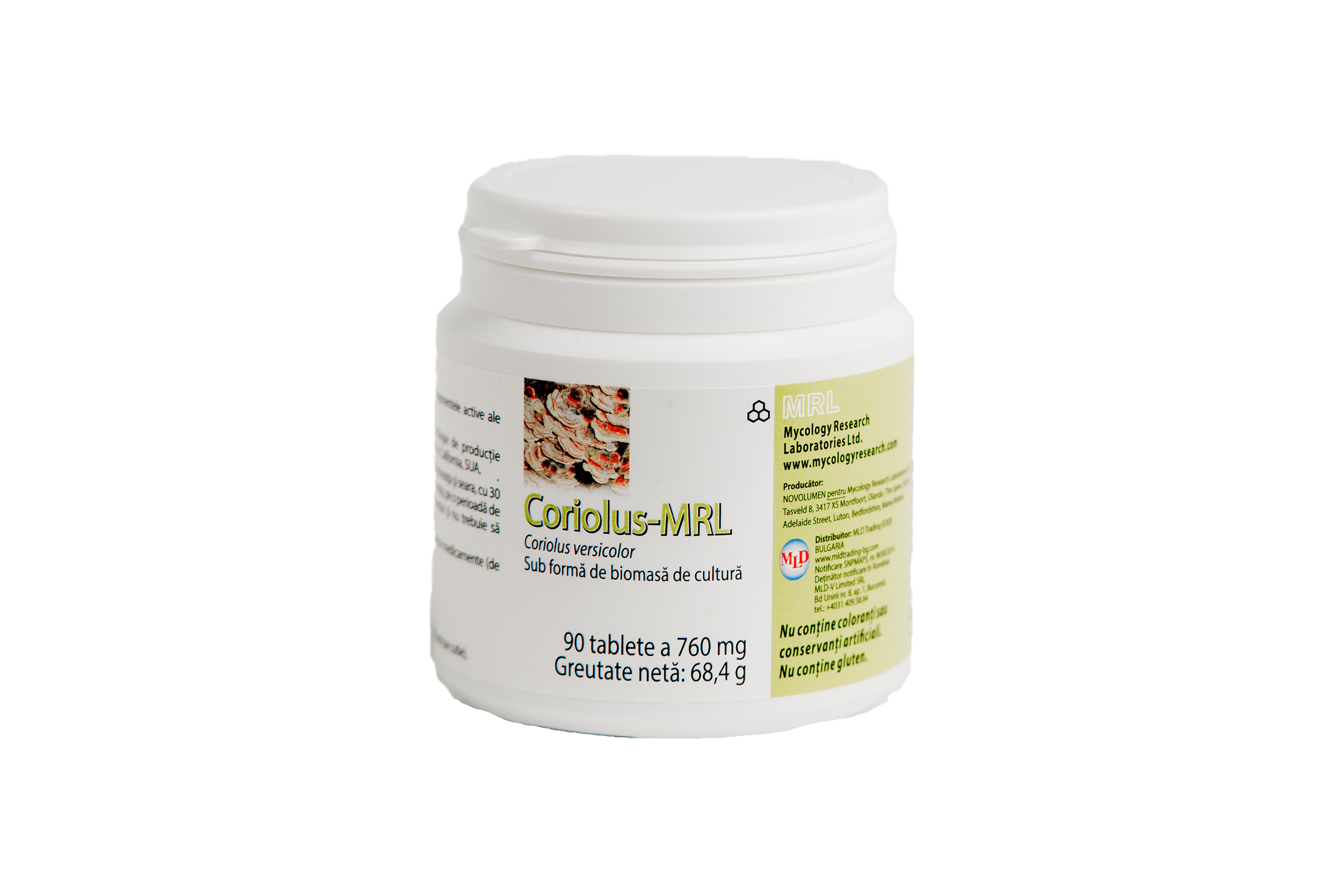 CORIOLUS-MRL, 90 TABLETE, Mycology Research Laboratories – Mldpharma